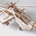 Digital File, 3d Puzzle, 3D Model - Apache AH-D64, Laser Cut Template ...