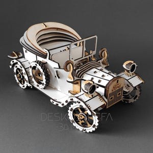 Ford Model T 3D Wooden Puzzle: Laser Cut Files (digital Download ...