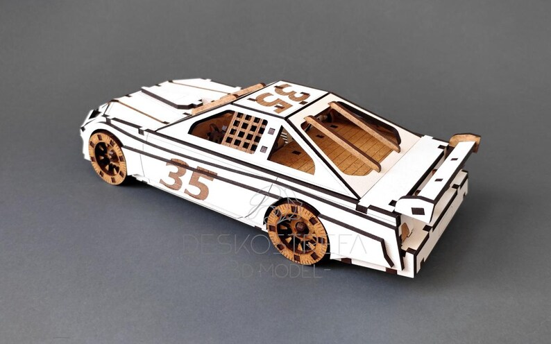Laser Cut 3D Nascar Car Puzzle: CNC Template (digital File) - Etsy