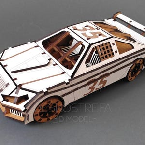Laser Cut 3D Nascar Car Puzzle: CNC Template (digital File) - Etsy