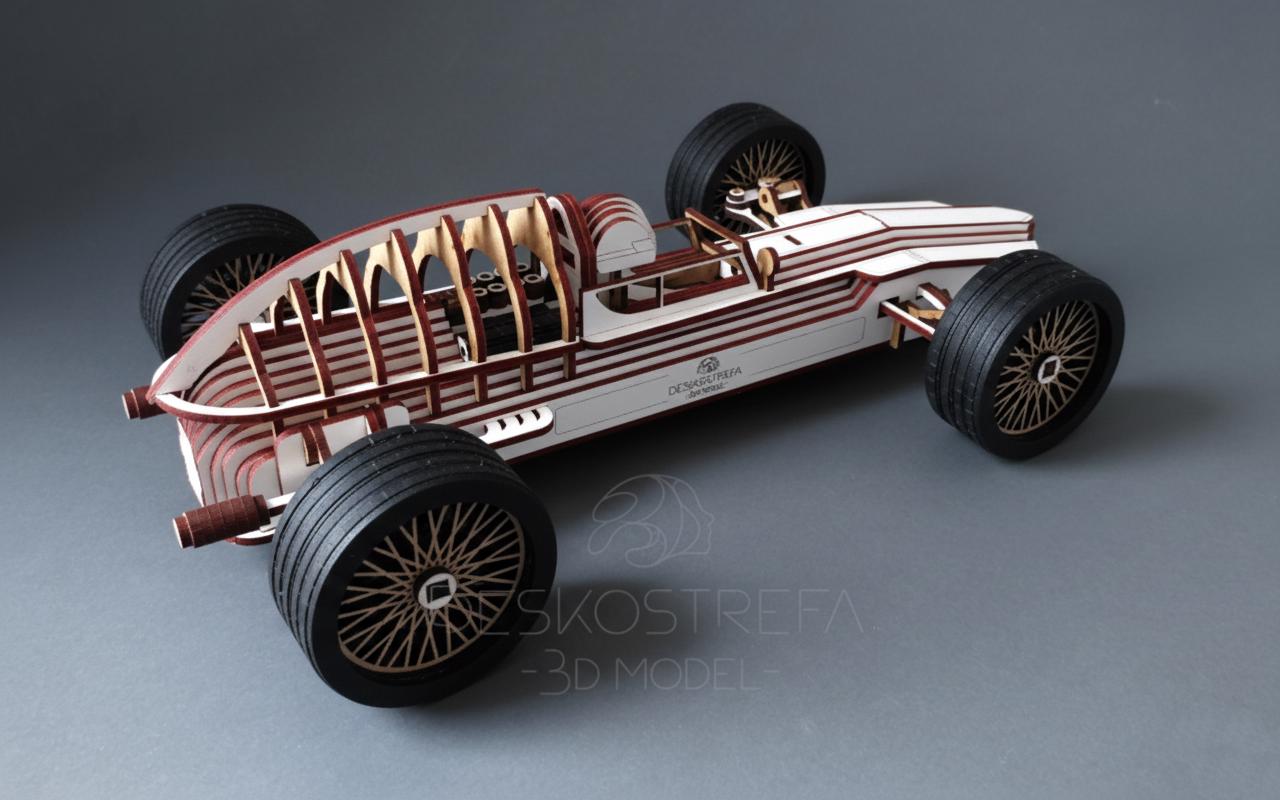 Laser Cut 3D F1 Race Car Puzzle: DIY Wooden Model Kit (digital File) - Etsy