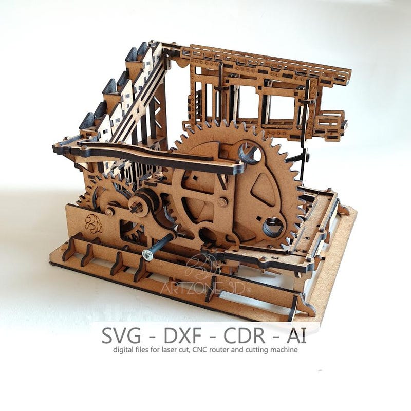 Laser Cut Marble Run - Etsy