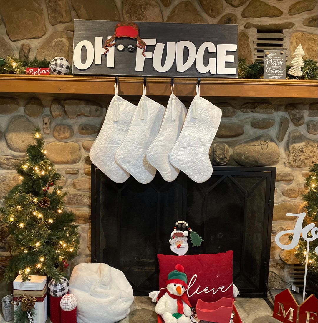 Oh Fudge Sign - Etsy