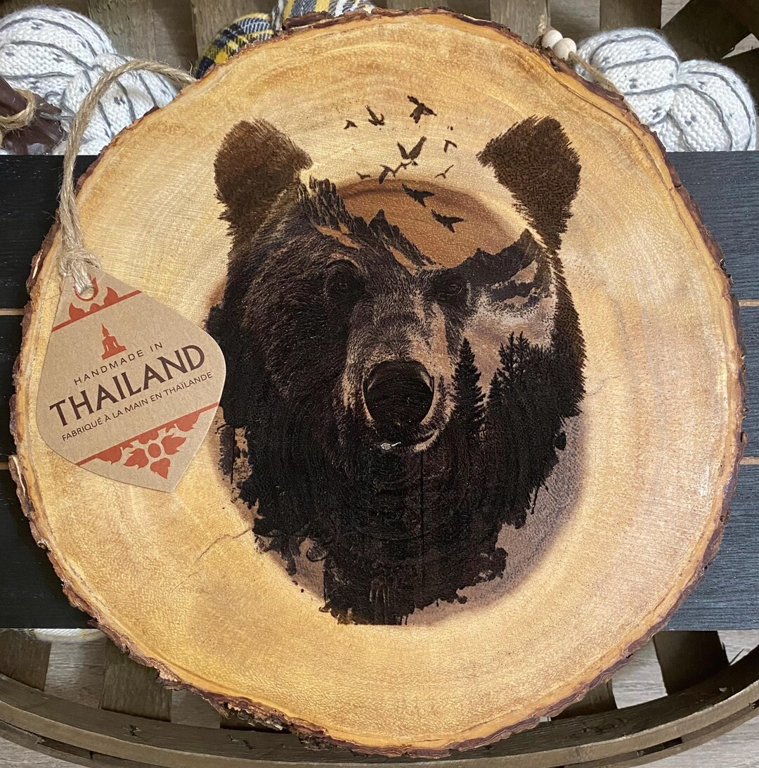 Live Edge Wooden Sign - Etsy