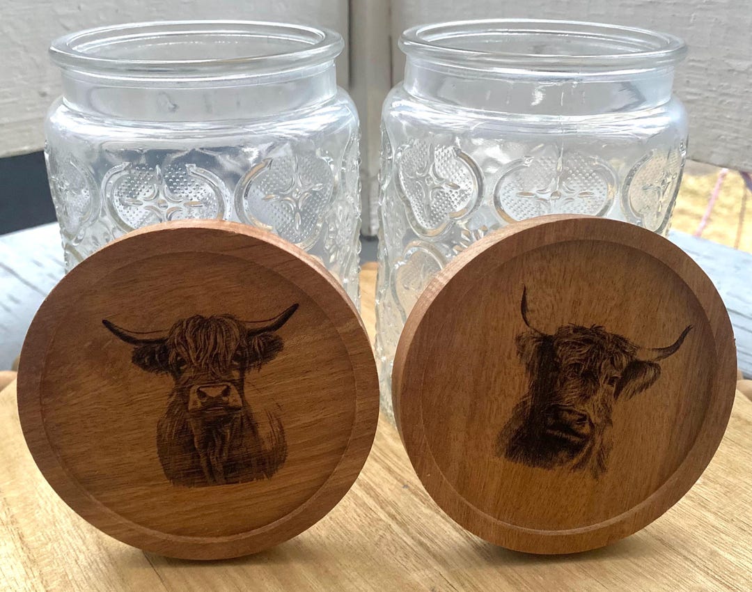 Highland Cow Canister Set - Etsy