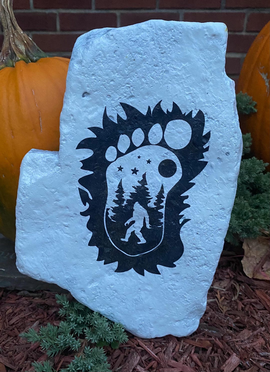 Bigfoot Landscape Stone - Etsy