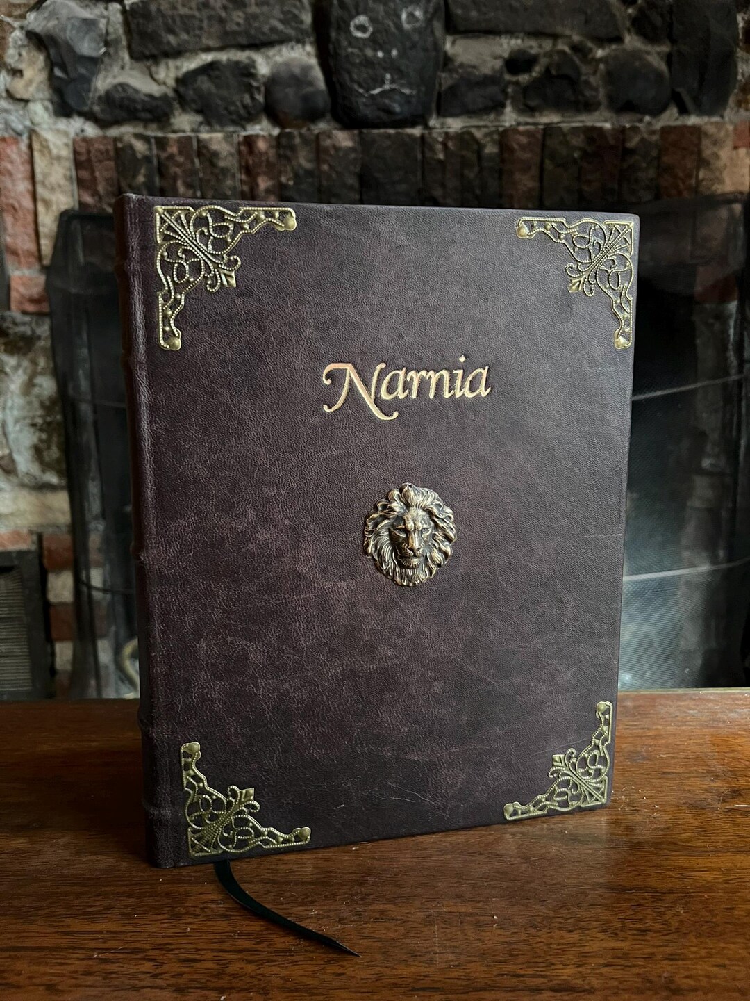 Made to Order Narnia Color Illustrated Edition Custom Lamb Skin Leather ...