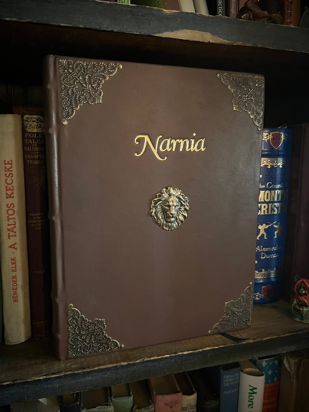 Made to Order Narnia Color Illustrated Edition Custom Lamb Skin Leather ...