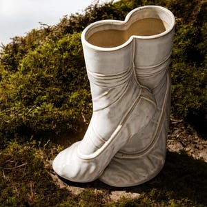 Ballet Shoe Ceramic Planter | Elegant Flower Vase | Perfect Gift for ...