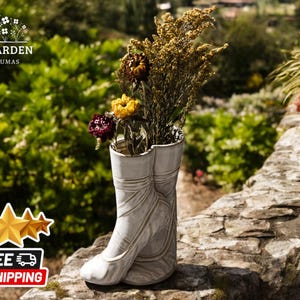 Ballet Shoe Ceramic Planter | Elegant Flower Vase | Perfect Gift for ...