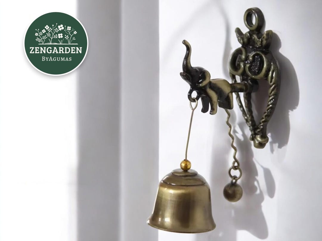 Animal Brass Doorbell | Rustic Entryway, Garden Chime - Etsy