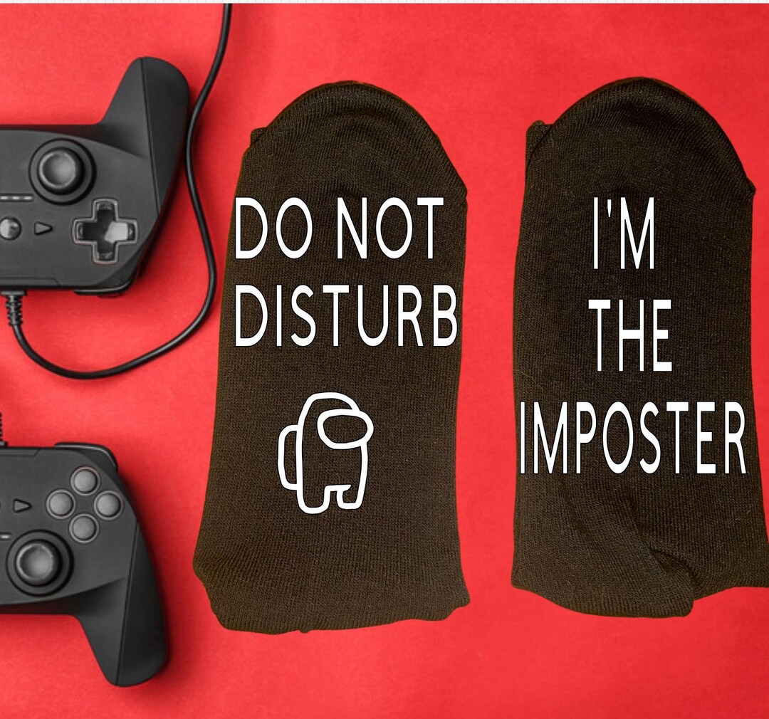 Personalised Among Us Socks,gift for Her, Gift for Him,secret Santa ...