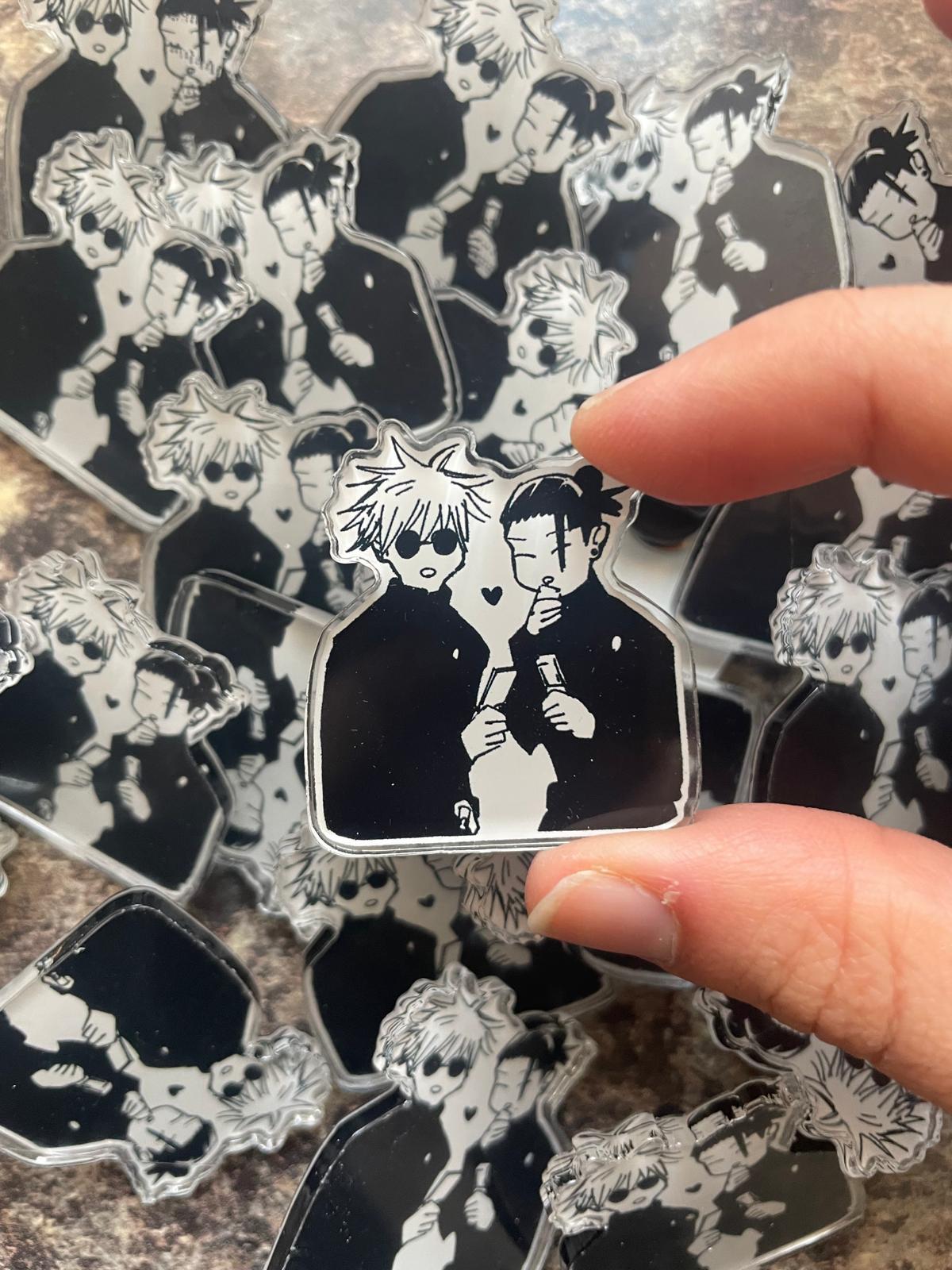 Gojo and Geto Pin - Etsy