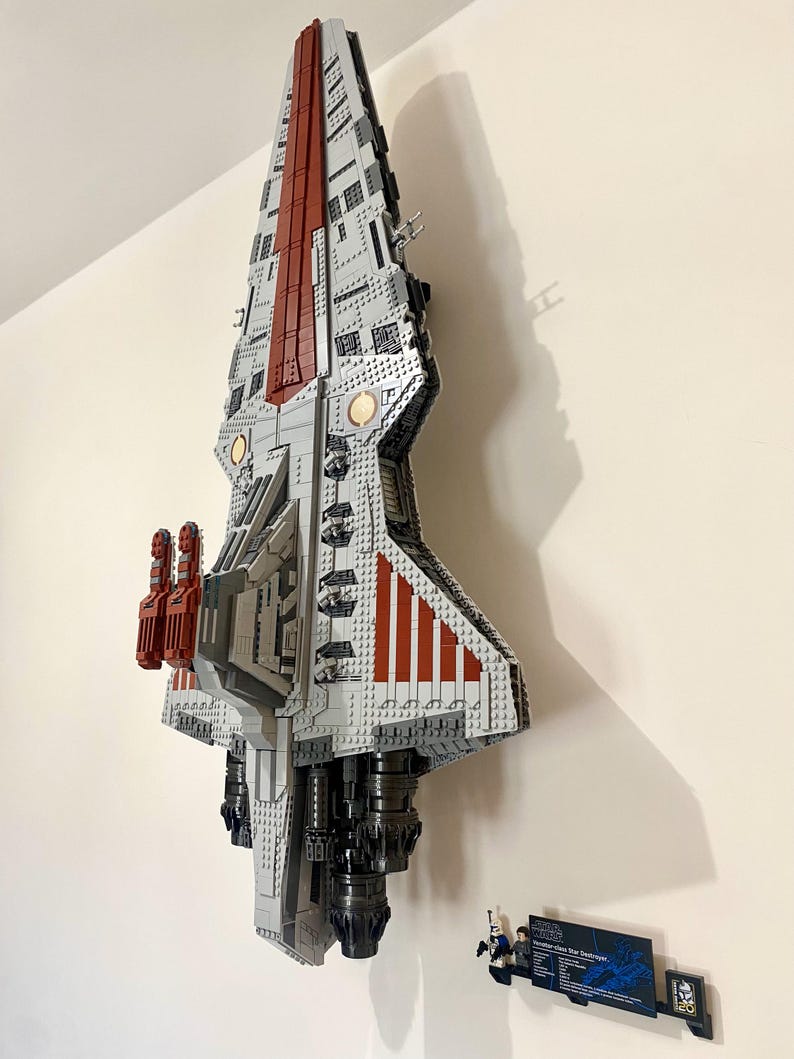 LEGO Star Wars 75367 UCS Venator Wall Mount 3D Print Files - Etsy