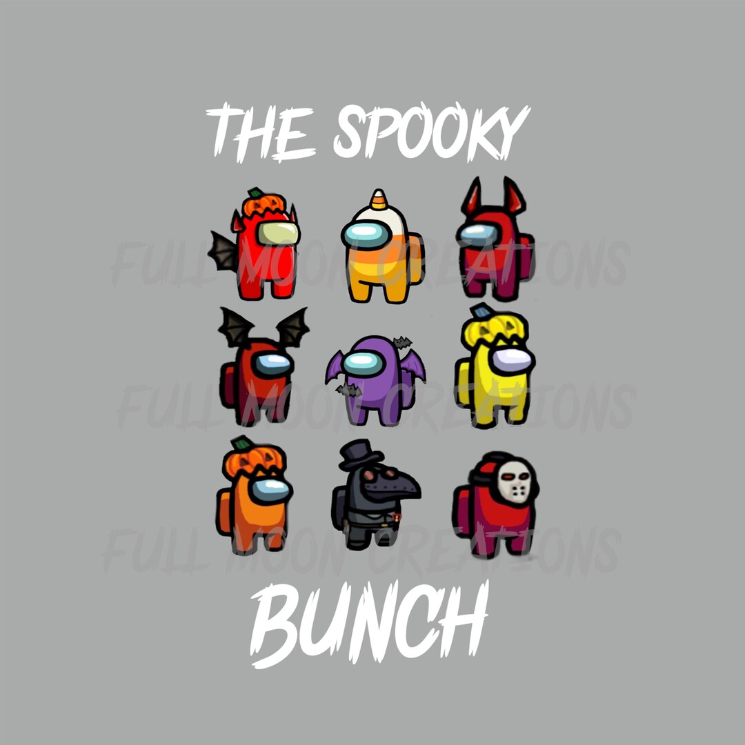 Among Us Spooky Bunch Halloween Design - Etsy