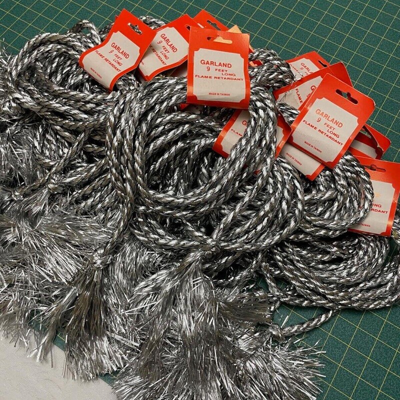 Tinsel Garland - Etsy