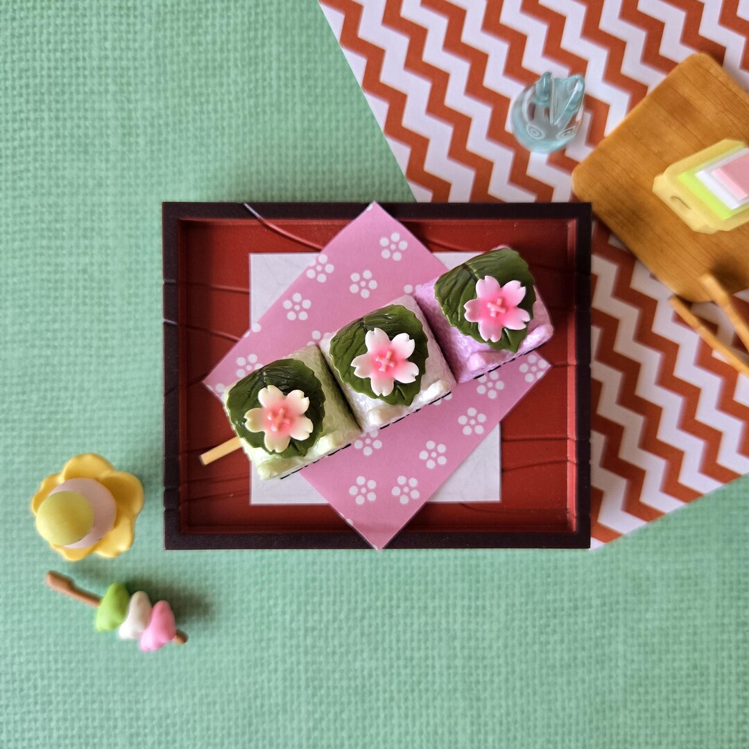 Sakura Mochi Dango Cat Artisan Keycaps | Kawaii Kitty Keycap for ...