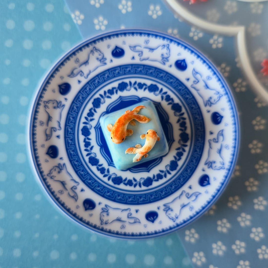 Koi Fish Japanese Artisan Keycap for Keyboard Inspired by Valorant Skin ...