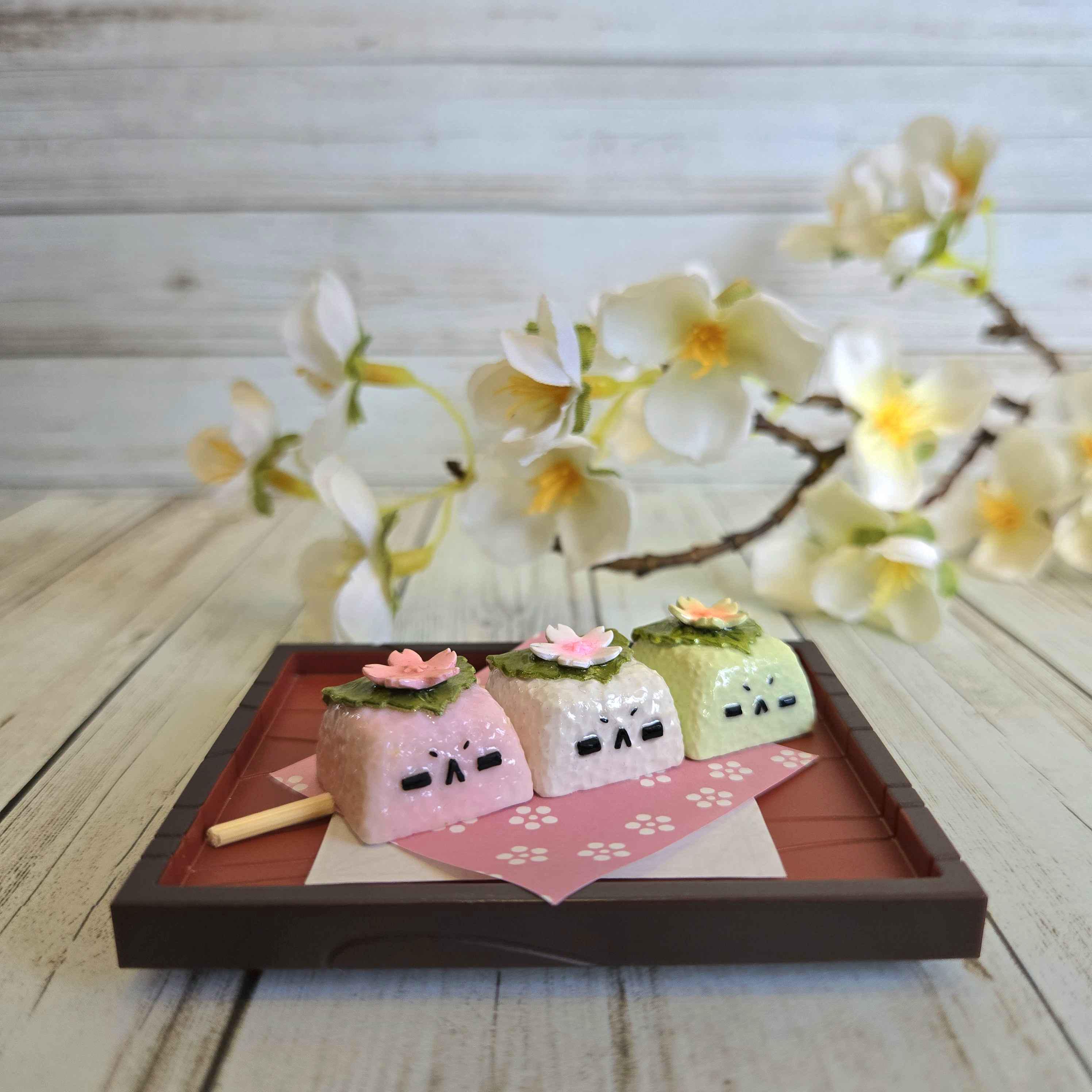 Sakura Mochi Artisan Keycaps - Etsy