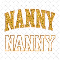 DIGITAL DOWNLOAD EMBROIDERY - Nanny With Heart Cursive - 4x4 5x7 7x5 ...