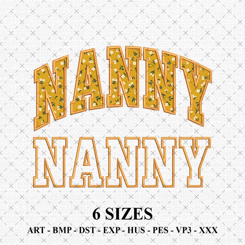 Embroidery Designs Nanny - Etsy