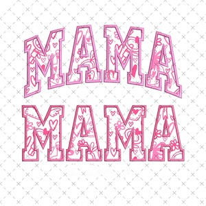 Mama Applique Embroidery Design, Mama Arched Outline File for Machine ...