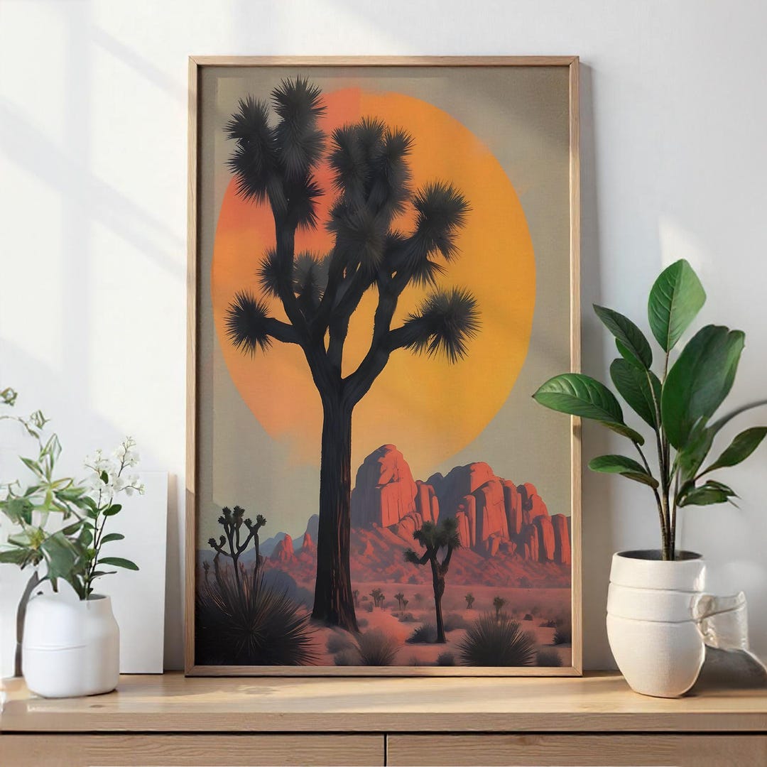 Joshua Tree Art Print | Digital Download | Printable Wall Art ...