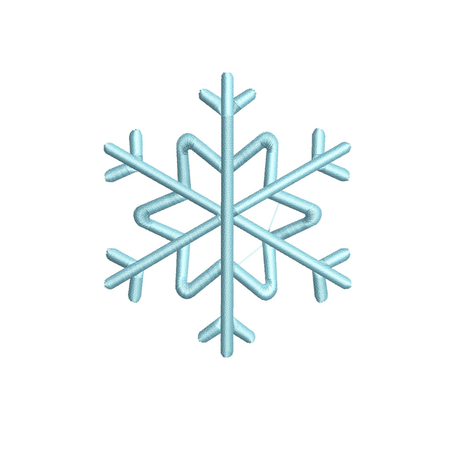 Set of 8 Snowflake Machine Embroidery Designs Assorted Sizes Mini ...