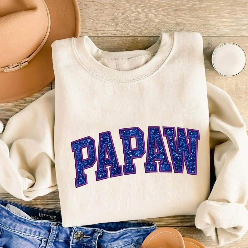 Papaw Applique Embroidery Design | Satin Stitch Papaw Embroidery ...