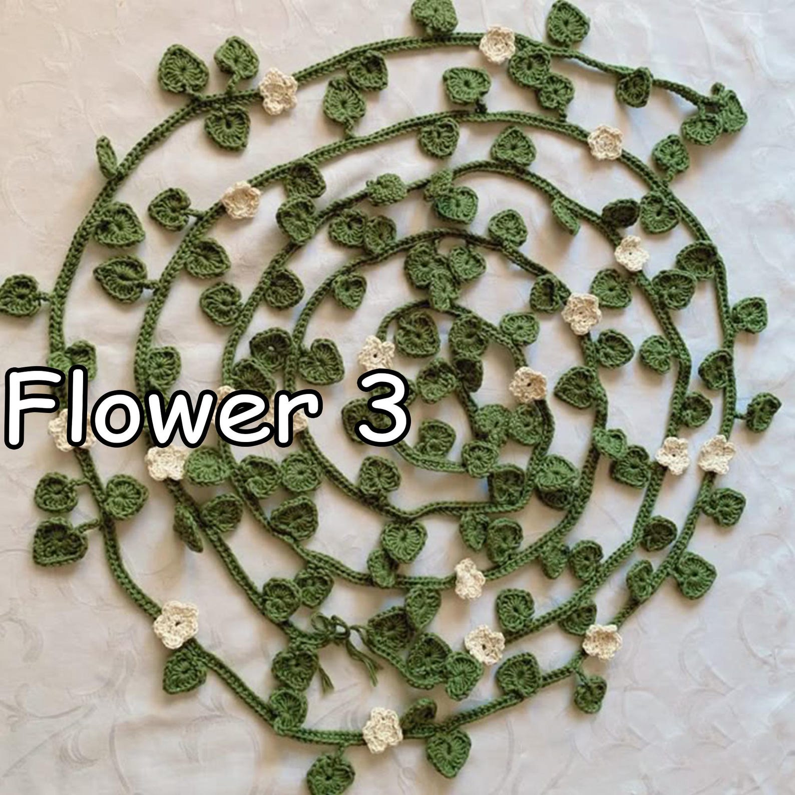 Handmade Crochet Flower Curtain | Boho Yarn Door Hanging With Assorted ...