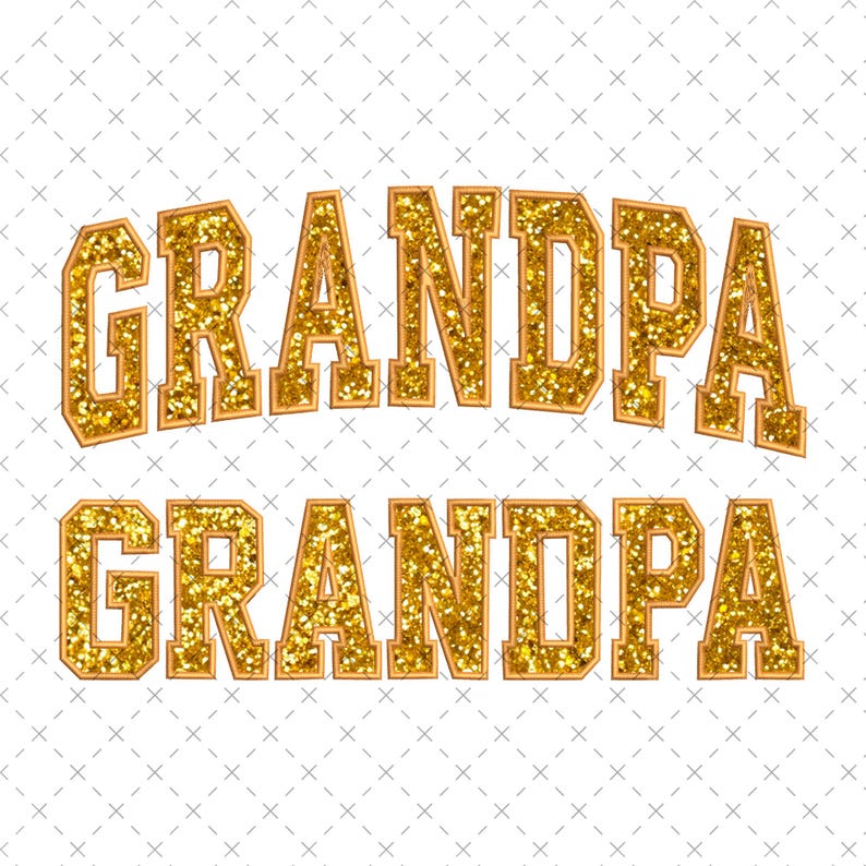 Grandpa Applique Embroidery Design | Satin Stitch Fathers Day ...