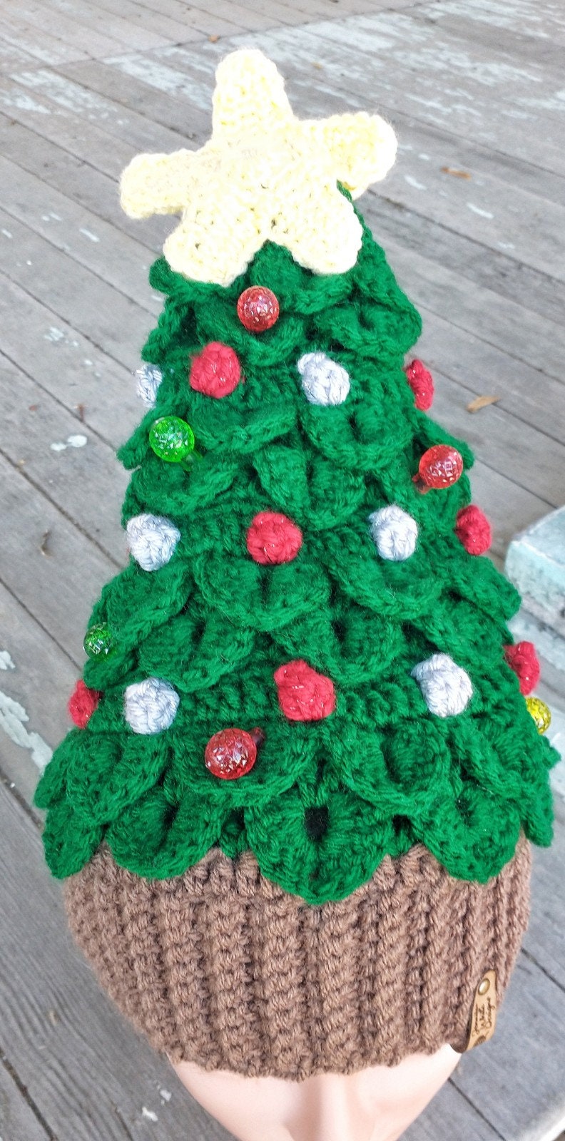 PDF Pattern Only--christmas Tree Hat, Spruced up for Christmas Hat ...