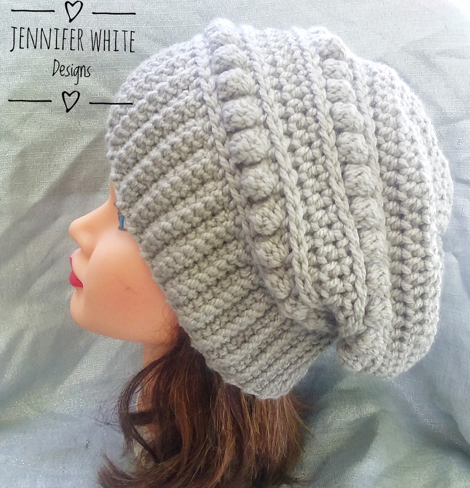 PDF Pattern Only--the Book Worm Hat, Crochet Pattern, Instructions ...