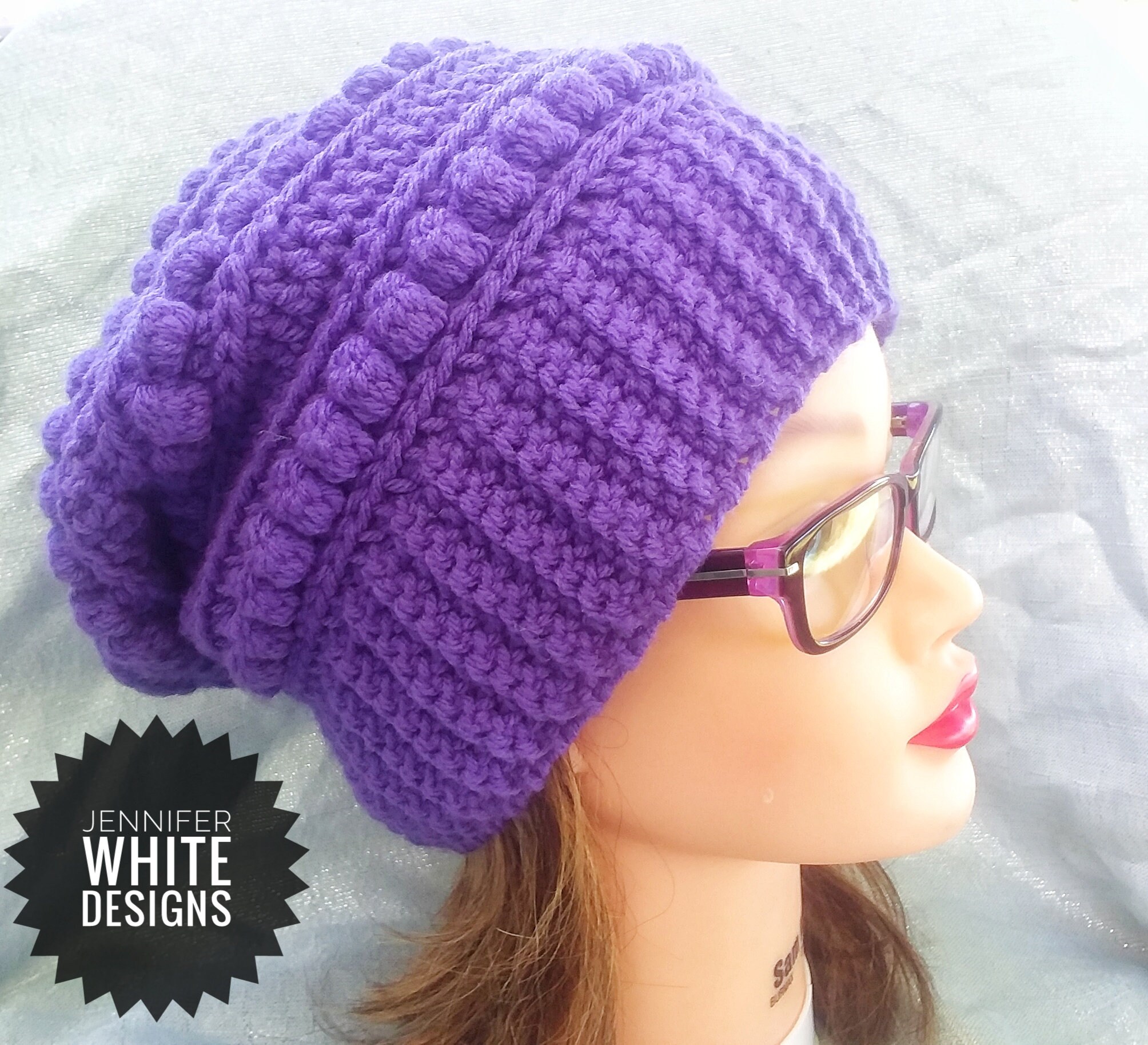 PDF Pattern Only--the Book Worm Hat, Crochet Pattern, Instructions ...