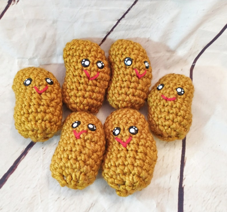 PDF Pattern Only: Chimkin Nuggies Crochet Pattern, Chicken Nugget ...