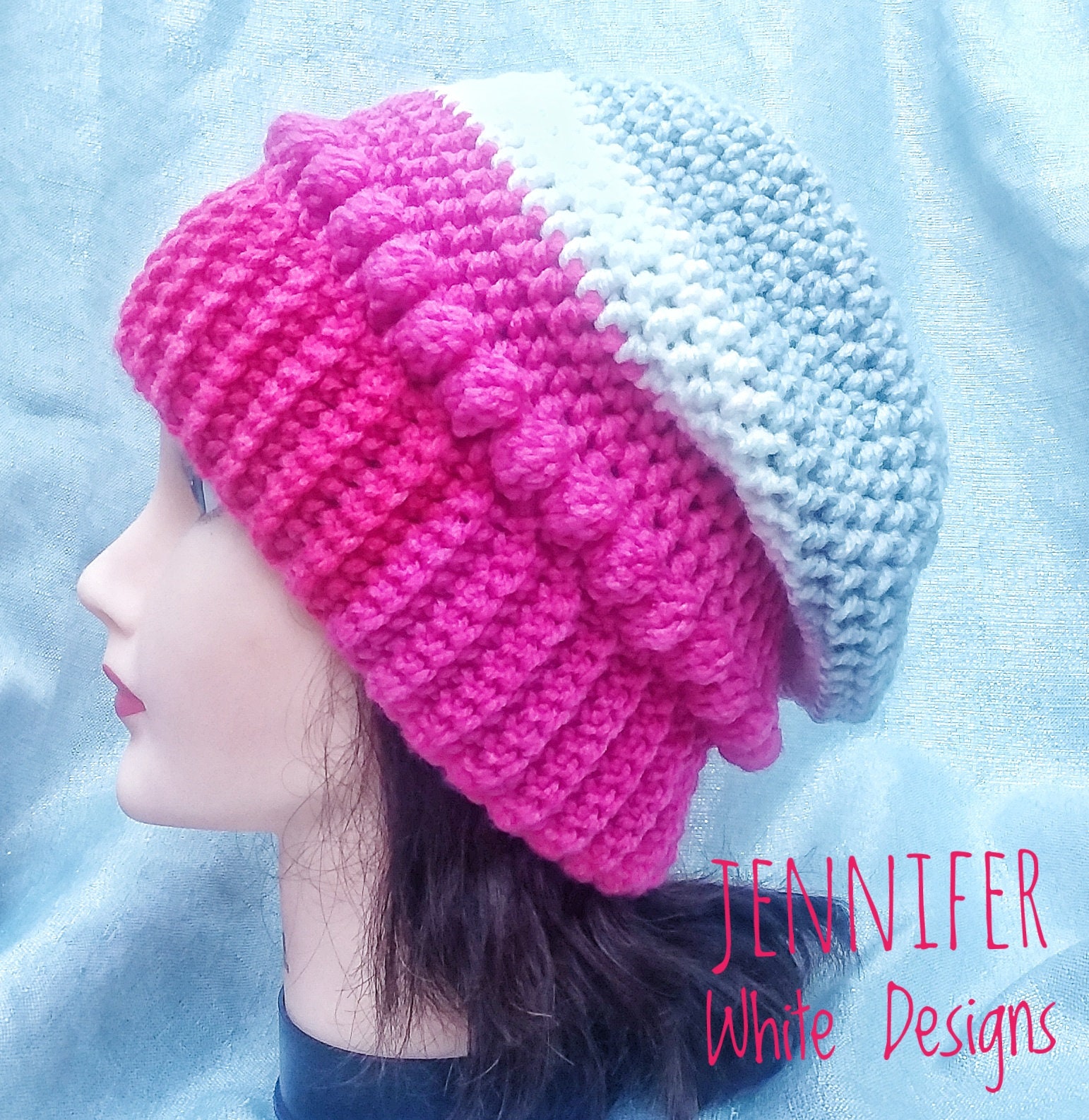 PDF Pattern Only--simply Popcorn Hat Women's Beanie How to Crochet ...