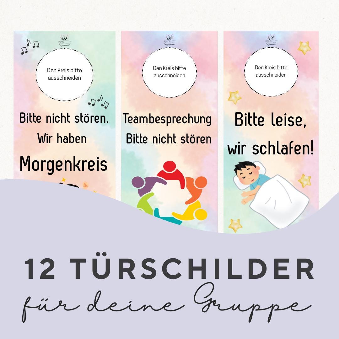 Door Signs for Kindergarten/daycare - Etsy