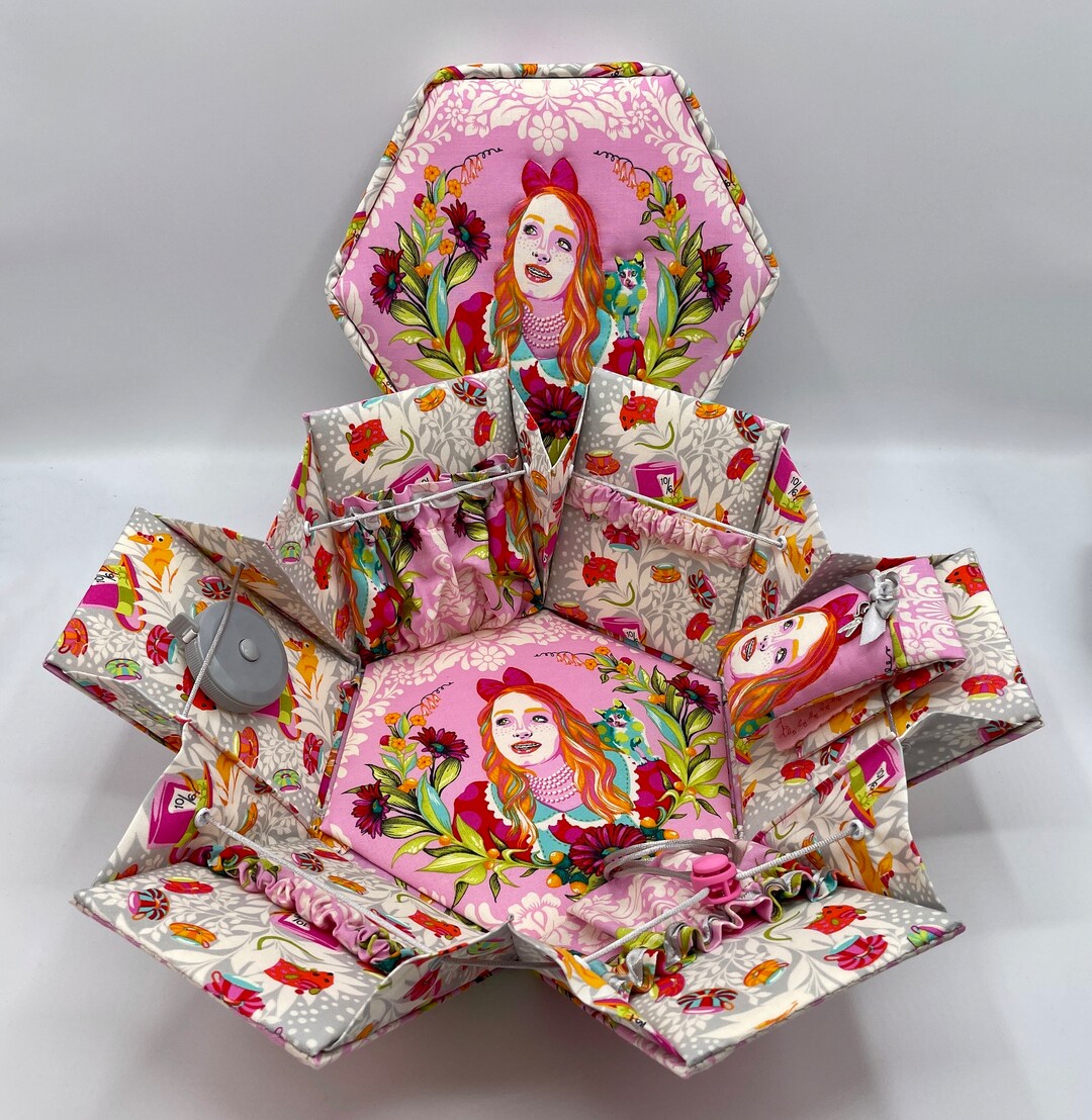 Tula Pink Curiouser and Curiouser Alice in Wonderland Fabric Covered ...
