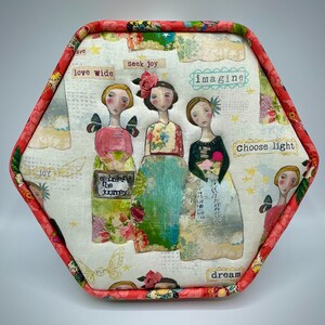 Be the Light Kelly Rae Roberts Luminosity Designs Fabric Covered Sewing ...