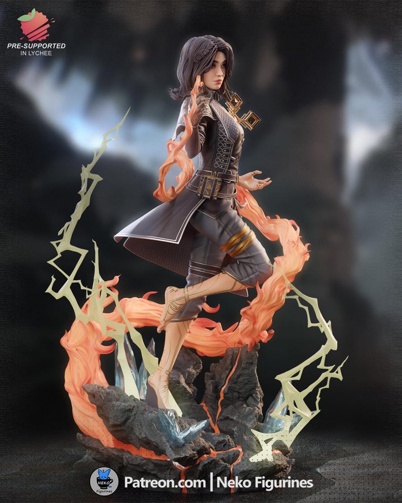 Lune (expedition 33) | Resin Figure Kit | -fan Art- | Neko Figurines - Etsy