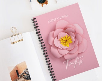 Solid Pink Blush Spiral Notebook Ruled Line - Etsy