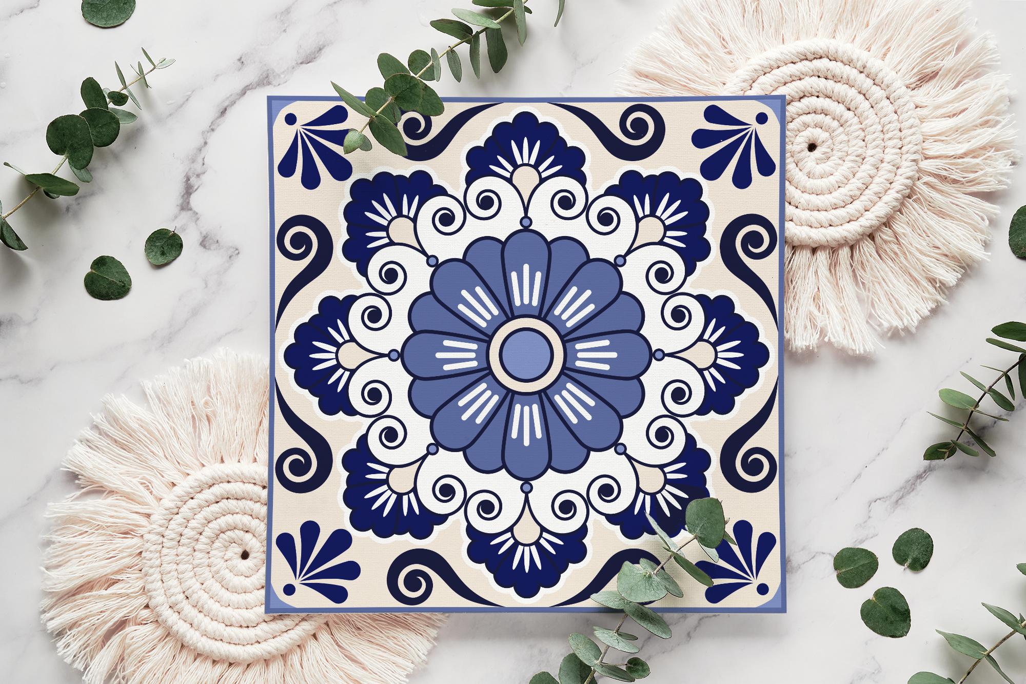 Mexican Set of Tile Stickers, Backsplash Tiles, Mosaic Tile, Kitchen ...