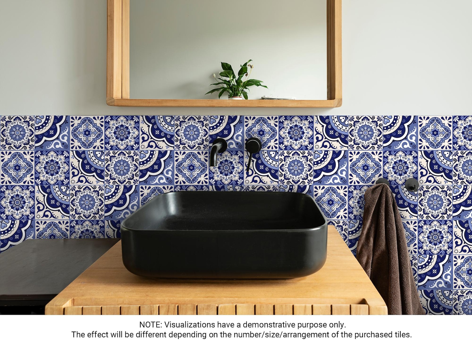 Mexican Set of Tile Stickers, Backsplash Tiles, Mosaic Tile, Kitchen ...
