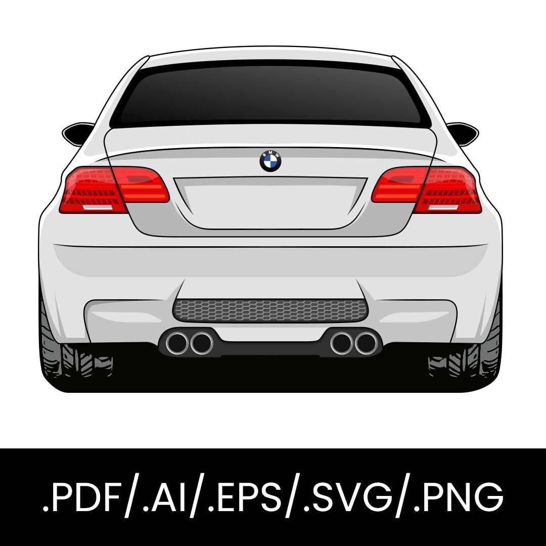 BMW E92 - Vector Art /svg/ai/eps/png/pdf/4k - Etsy