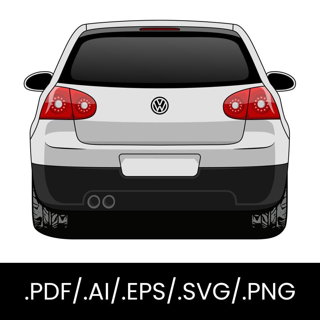 VOLKSWAGEN GOLF MK5 - Vector Art /svg/ai/eps/png/pdf/4k - Etsy