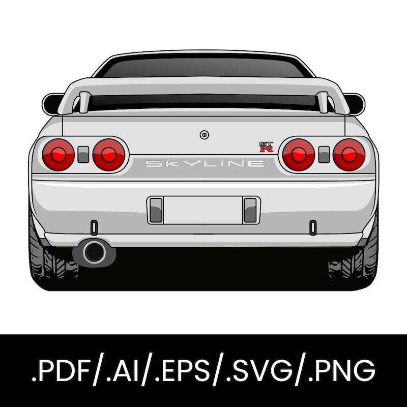 Nissan Gtr Svg - Etsy