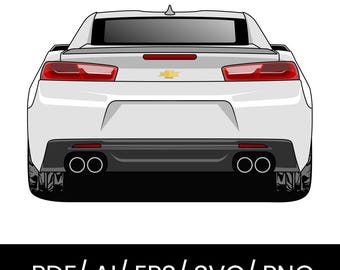 CHEVROLET CORVETTE C6 - Vector Art /svg/ai/eps/png/pdf/4k - Etsy