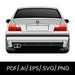 BMW E36 - Vector Art /svg/ai/eps/png/pdf/4k - Etsy