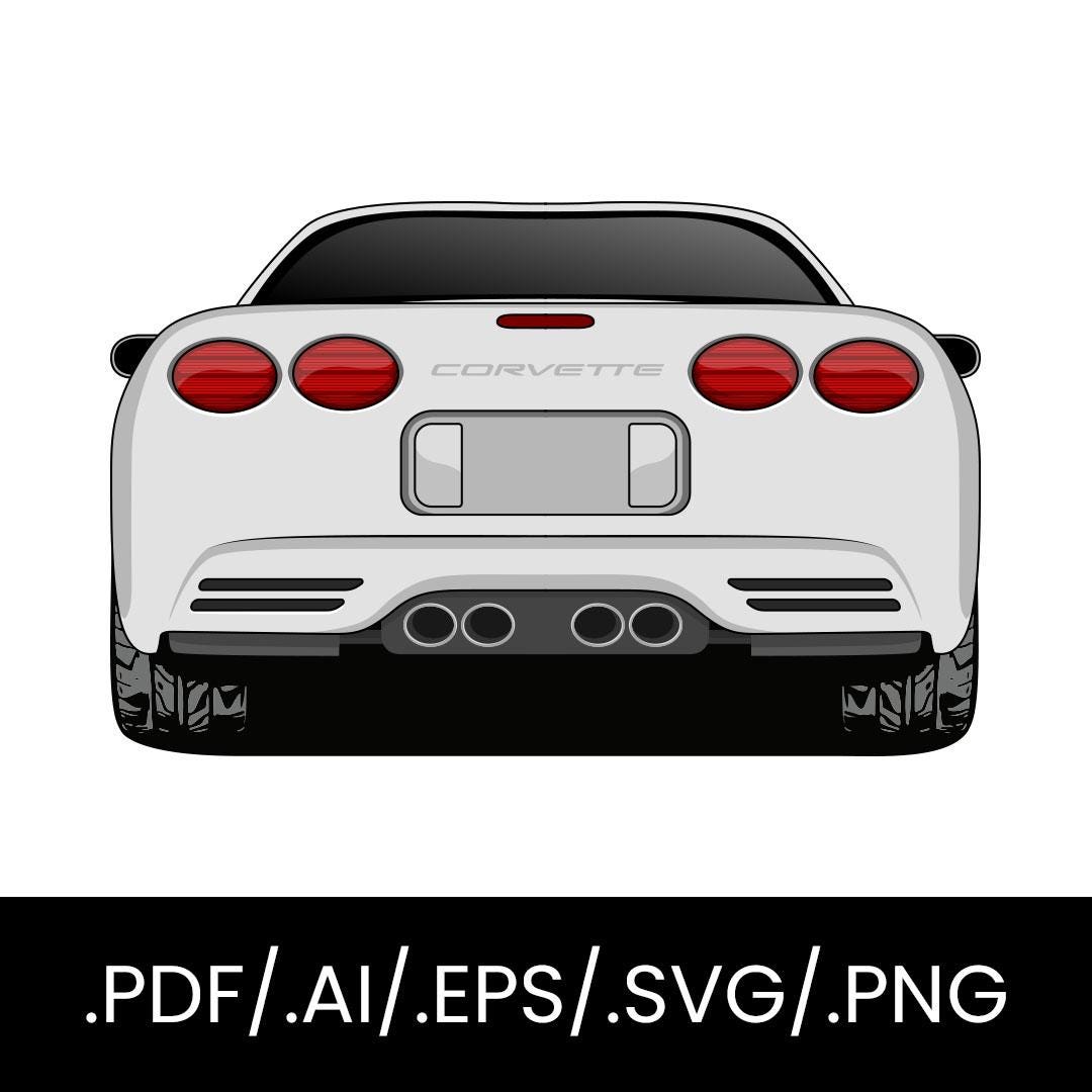 CHEVROLET CORVETTE C5 - Vector Art /svg/ai/eps/png/pdf/4k - Etsy