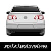 VOLKSWAGEN PASSAT B5 - Vector Art /svg/ai/eps/png/pdf/4k - Etsy
